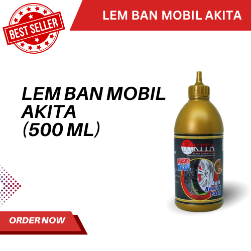 Jual CAIRAN TUBELESS / LEM BAN MOBIL AKITA (500 ML) | Shopee Indonesia