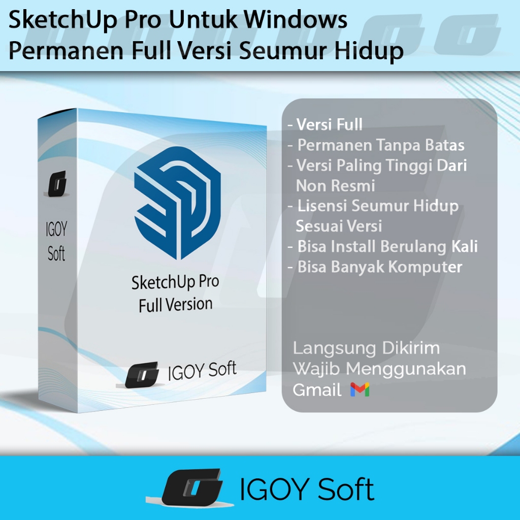 Jual SketchUp PRO Full Version - Hanya Untuk Windows | Shopee Indonesia