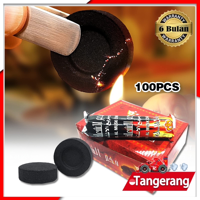Jual 100pcs/box Arang Megic Briket Batok Kelapa Mudah Nyala Alamir ...