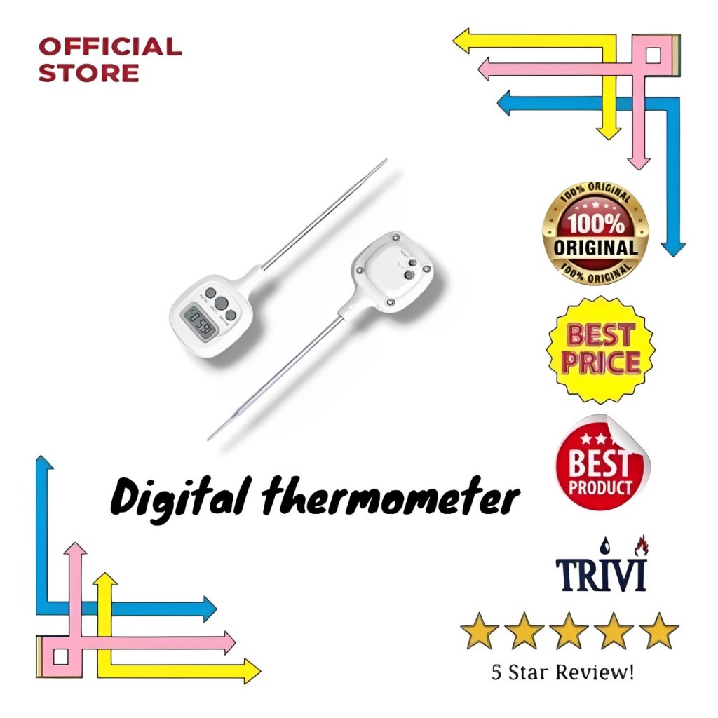 Jual Digital pen thermometer cooking meat waterproof, termometer ...