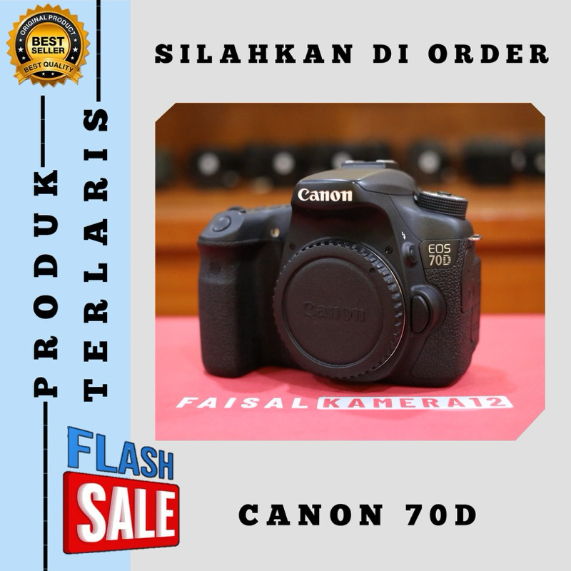 Jual Canon eos 70D wifi body only SC 1rb fullset like new | Shopee ...
