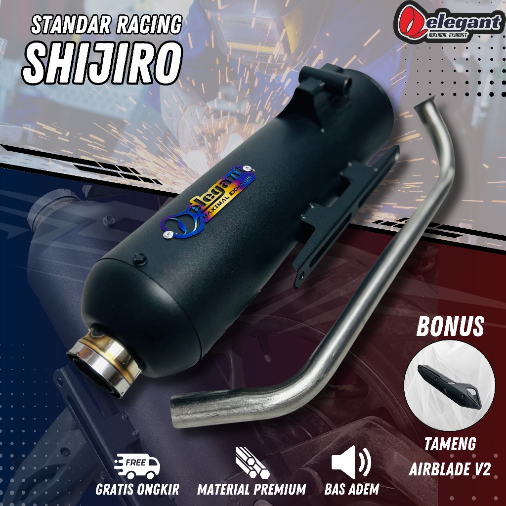 Jual knalpot standar racing moncong shijiro PNP motor BEAT vario aerox ...