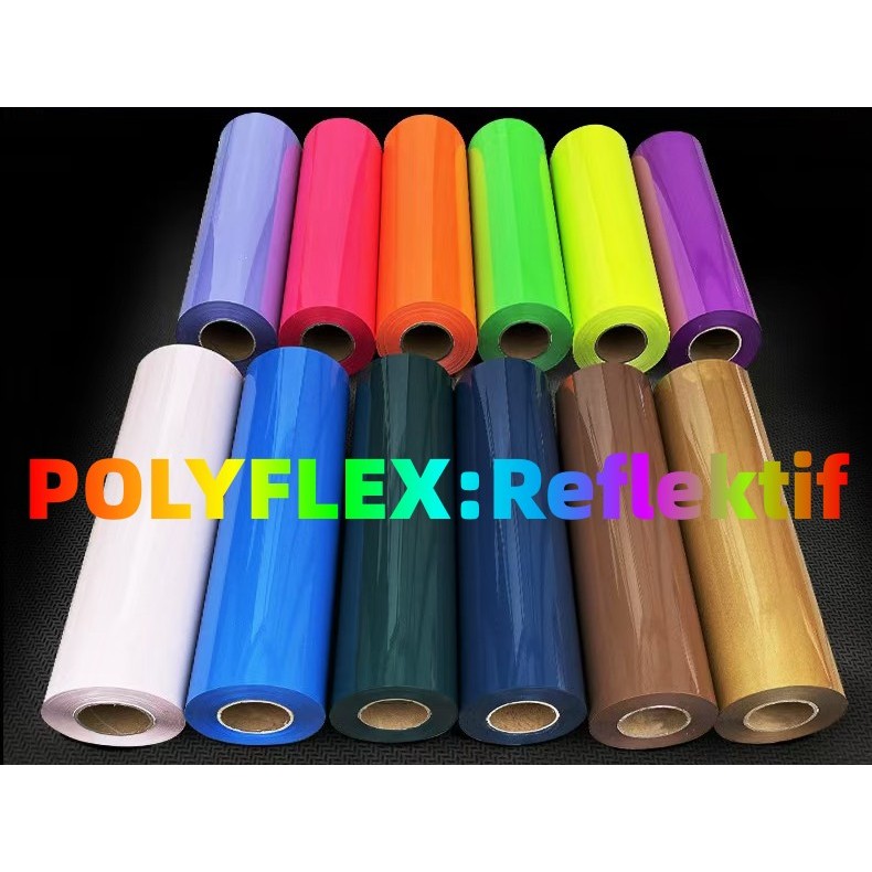 Jual polyflex reflektif putih/polyflex reflektif/polyflex putih | Shopee Indonesia