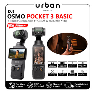Jual DJI Osmo Pocket 3 Basic | Vlogging Pocket Gimbal Camera with 1'' CMOS & 4K/120fps Video ...