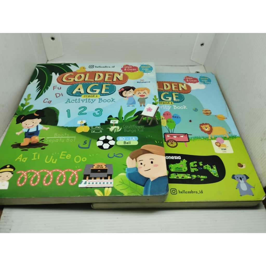Jual GOLDEN AGE ACTIVITY BOOK | STAGE 1 AND 2 | Shopee Indonesia