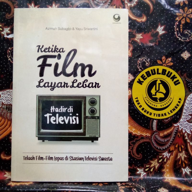 Jual (ORIGINAL) KETIKA FILM LAYAR LEBAR HADIR DI TELEVISI (Telaah Film ...