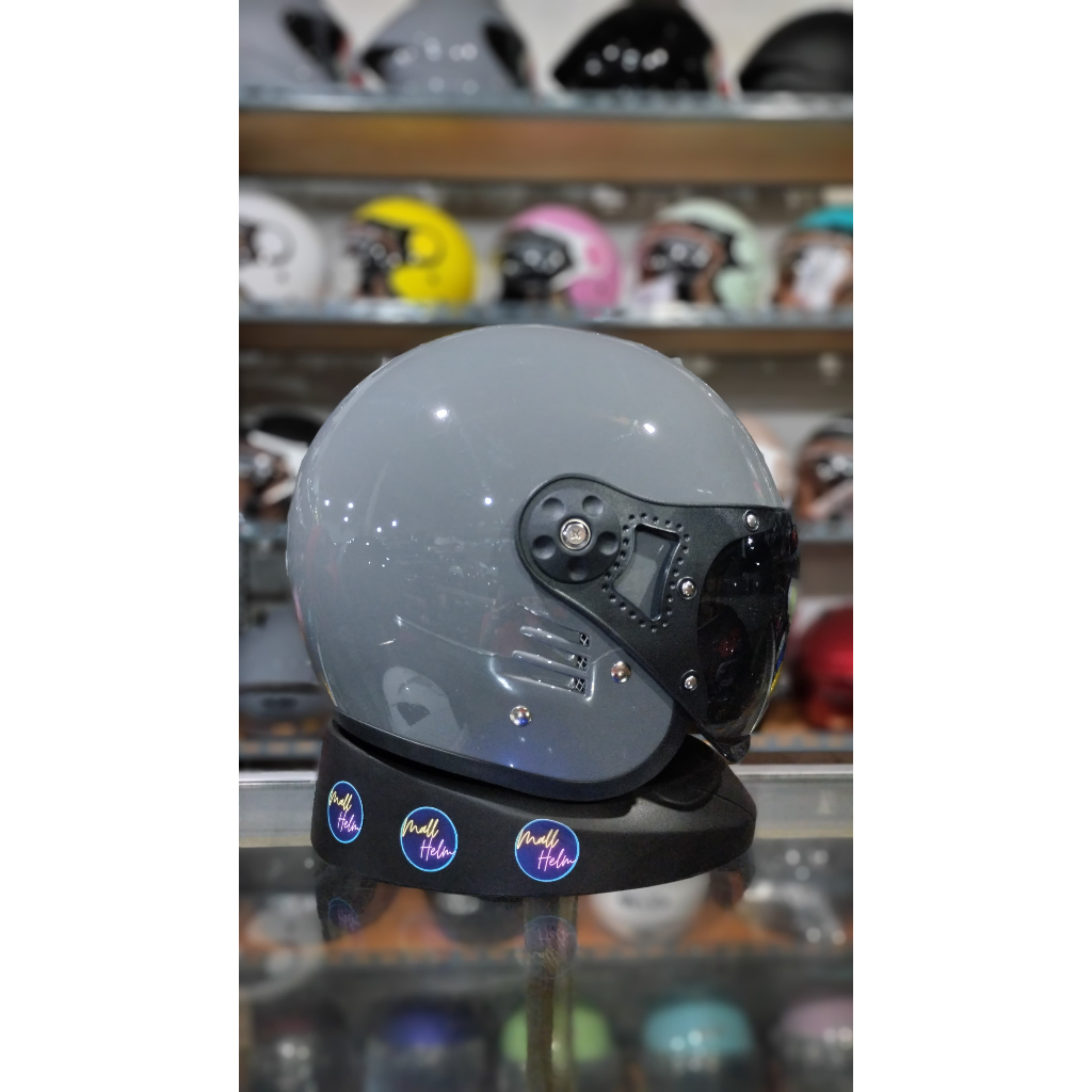 Jual HELM RETRO PILOT BIP BIPPLAST | Shopee Indonesia