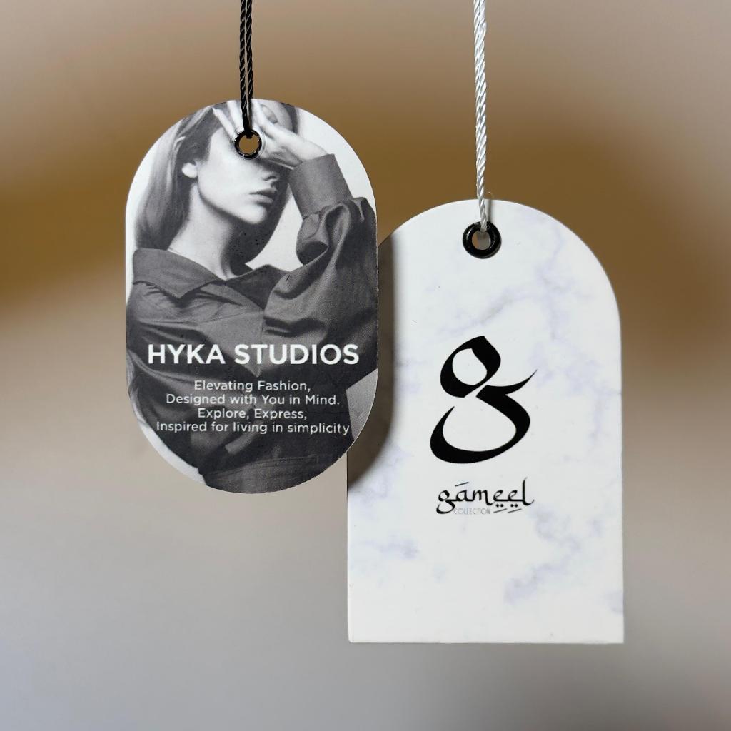 Jual (FREE DESIGN) Label Hangtag Baju Full Color 2sisi Label Hijab ...