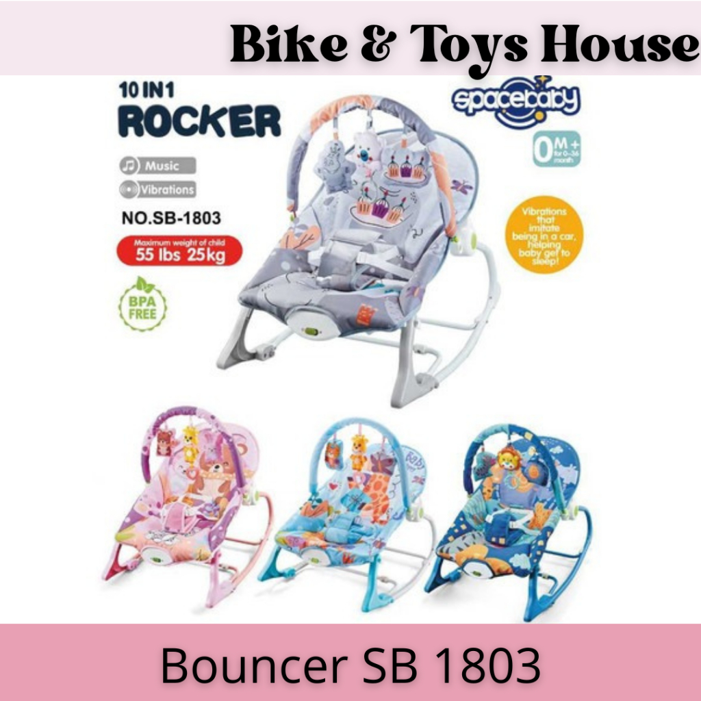 Jual Space baby bouncher SB-1803 / Kursi Goyang Manual Bayi 10 in 1 ...