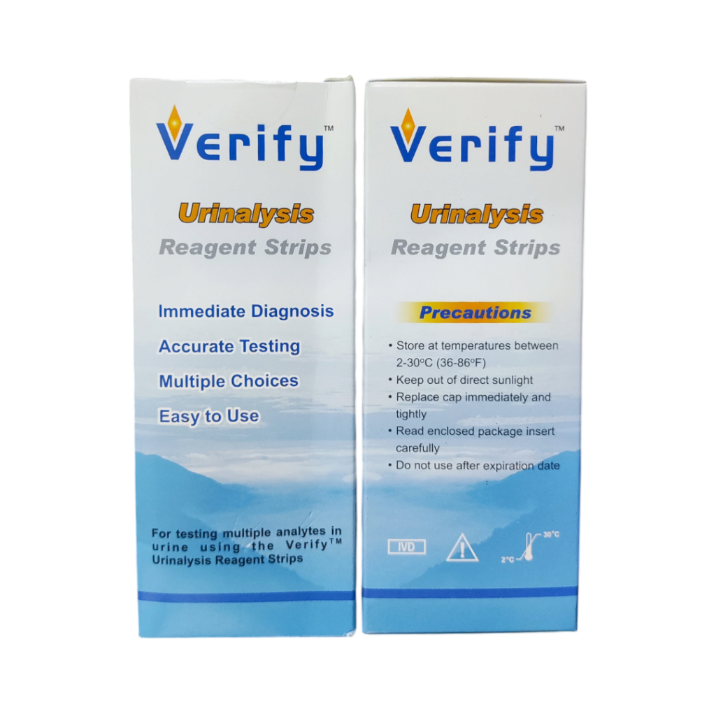 Jual STRIP CEK URIN VERIFY URINALYSIS REAGENT STRIPS | Shopee Indonesia