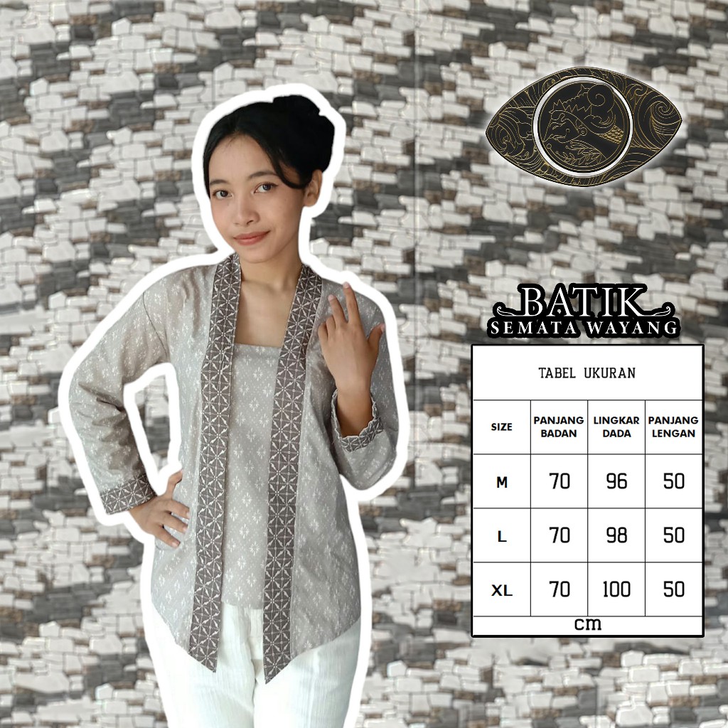 Jual Kebaya Baju Jawa Lurik Xaviera Istimewa Modern 2024 | Shopee Indonesia