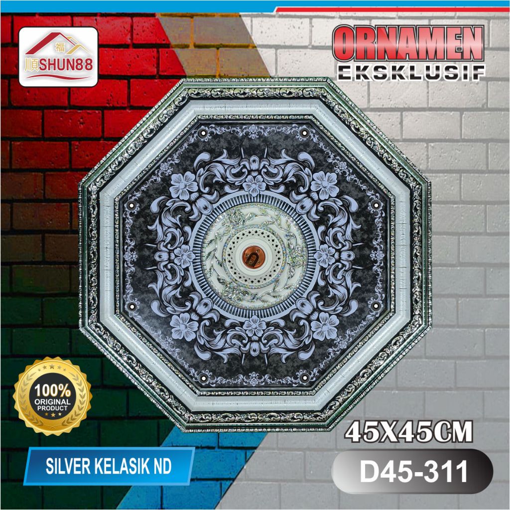 Jual Ornamen Lampu PVC / Ornamen Plafon PVC / Fitting Lampu / Rumah ...