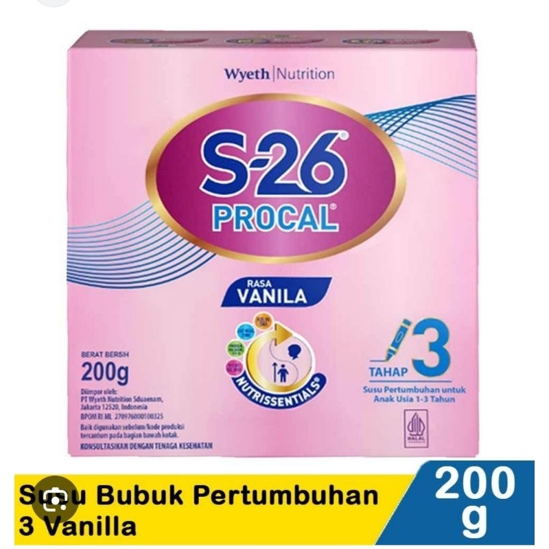 Jual s26 procal 1-3th vanila 200g | Shopee Indonesia