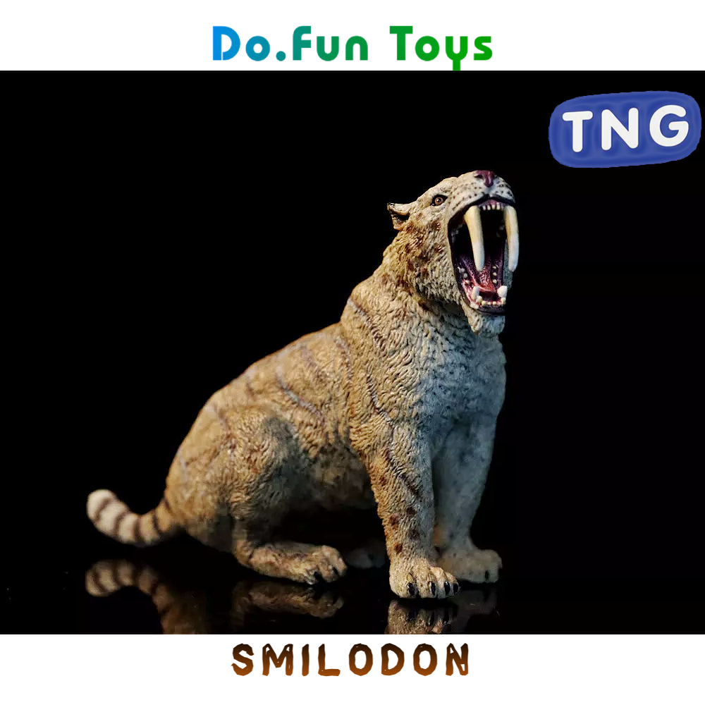 Jual TNG Prehistoric Figurine | SMILODON / Mainan Miniatur Hewan Purba ...