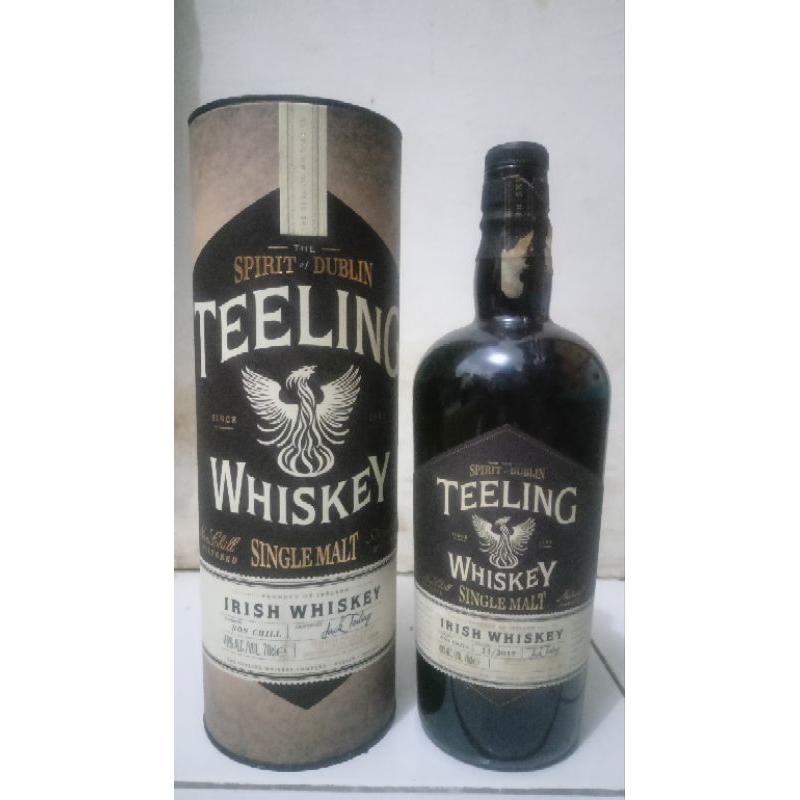 Jual Jual Botol Bekas Teeling Single Malt - Irish Whiskey | Shopee ...