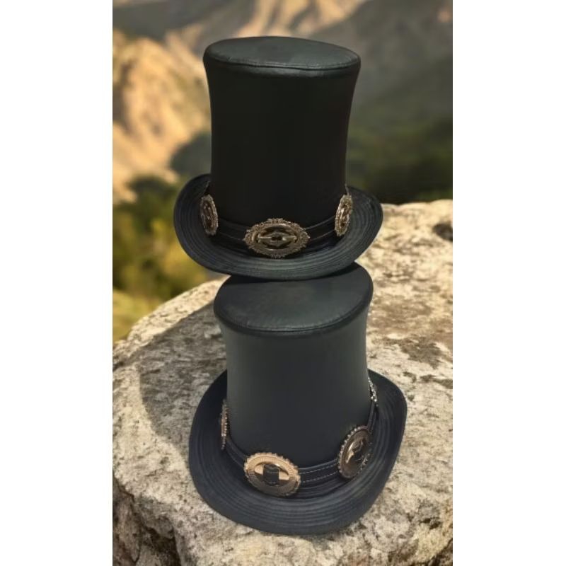 Jual Top Hat syntetic leather - topi slash - topi Saul Hudson - spesial ...