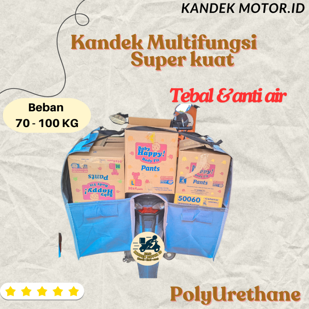 Jual KANDEK Jumbo Tas Obrok Bronjong Ronjot Motor Multifungsi Bahan ...