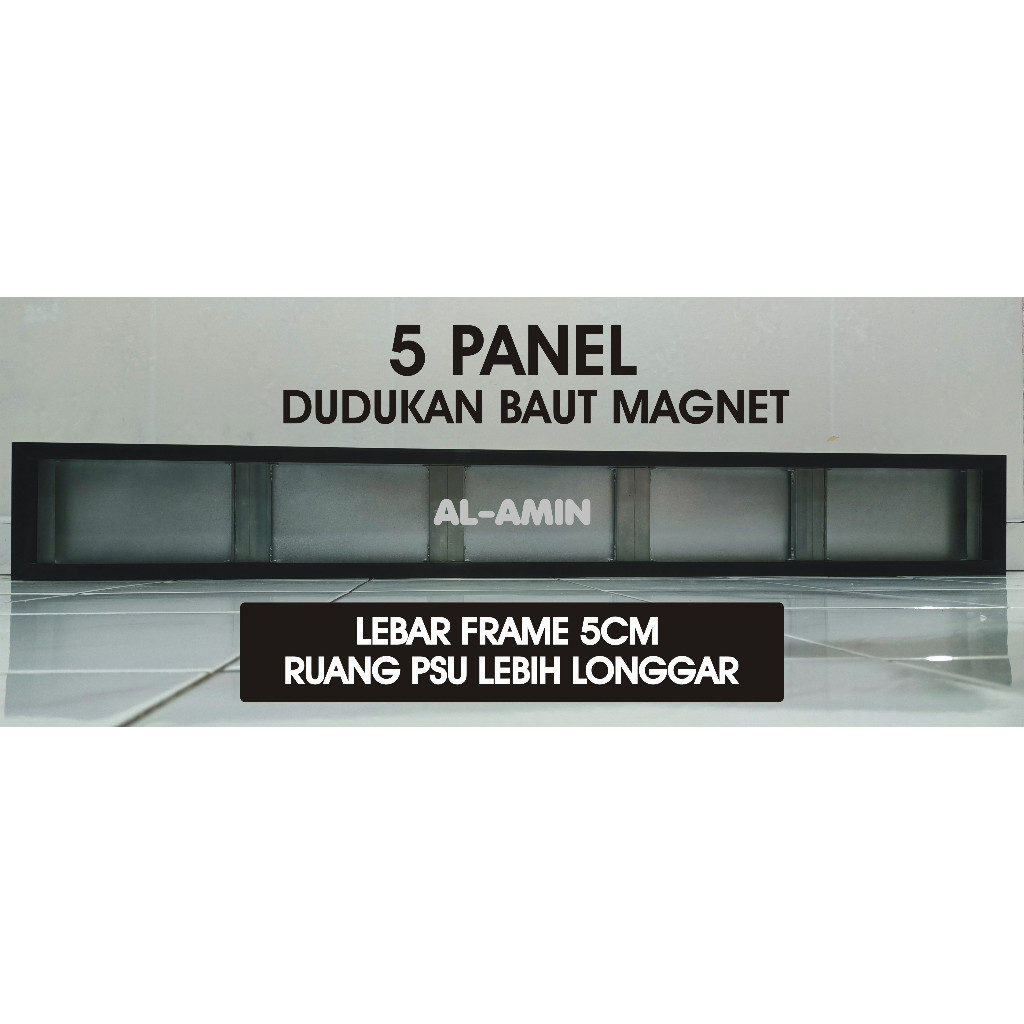 Jual FRAME RUNNING TEXT 5 PANEL P10 160X16 FRAME JAM MASJID | Shopee ...