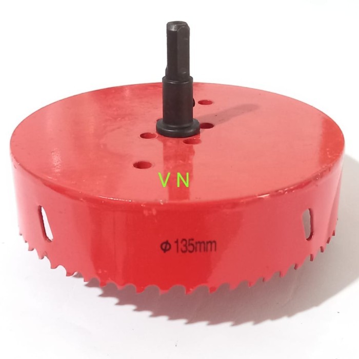 Jual Hole Saw 135 mm/Mata Bor Pembolong Kayu/Triplek/Plastik PVC ...