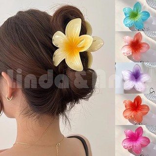 Jual L&A - Jepit Rambut Wanita Motif Bunga Kamboja Jedai Rambut 8CM ...