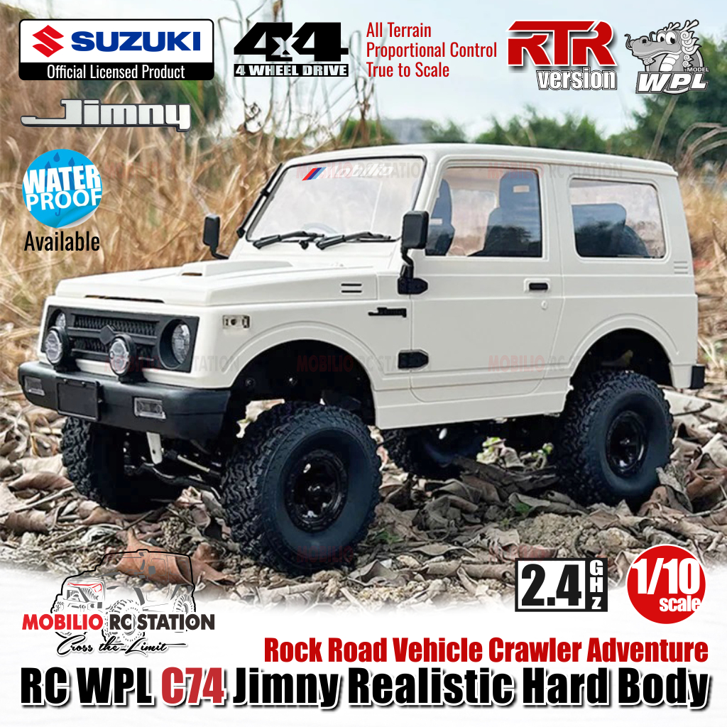 Jual WPL C74 Jimny Realistic Hard Body RC 1/10 Scale Crawler Adventure ...