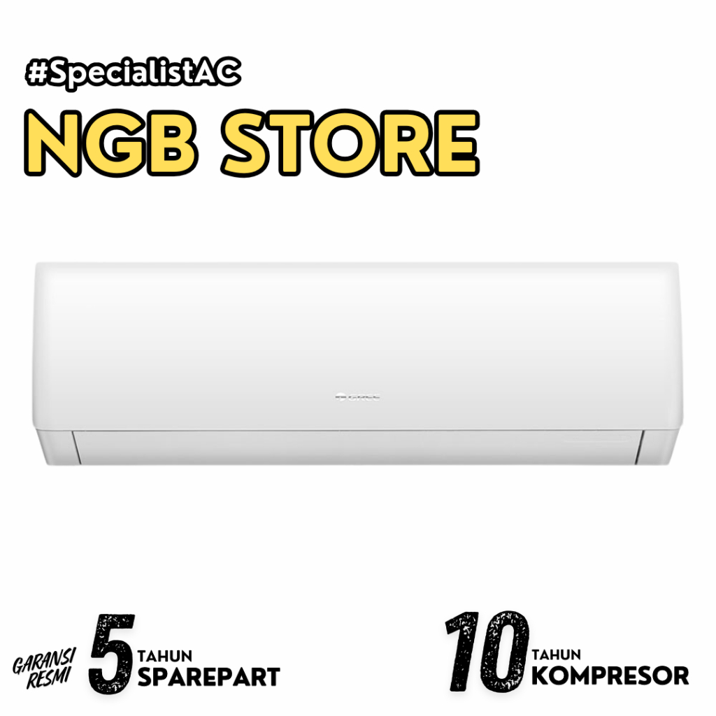 Jual AC GREE 1/2 PK - GWC-05MOO5S - GOLD FIN + BLUEFIN - R32 + PASANG ...