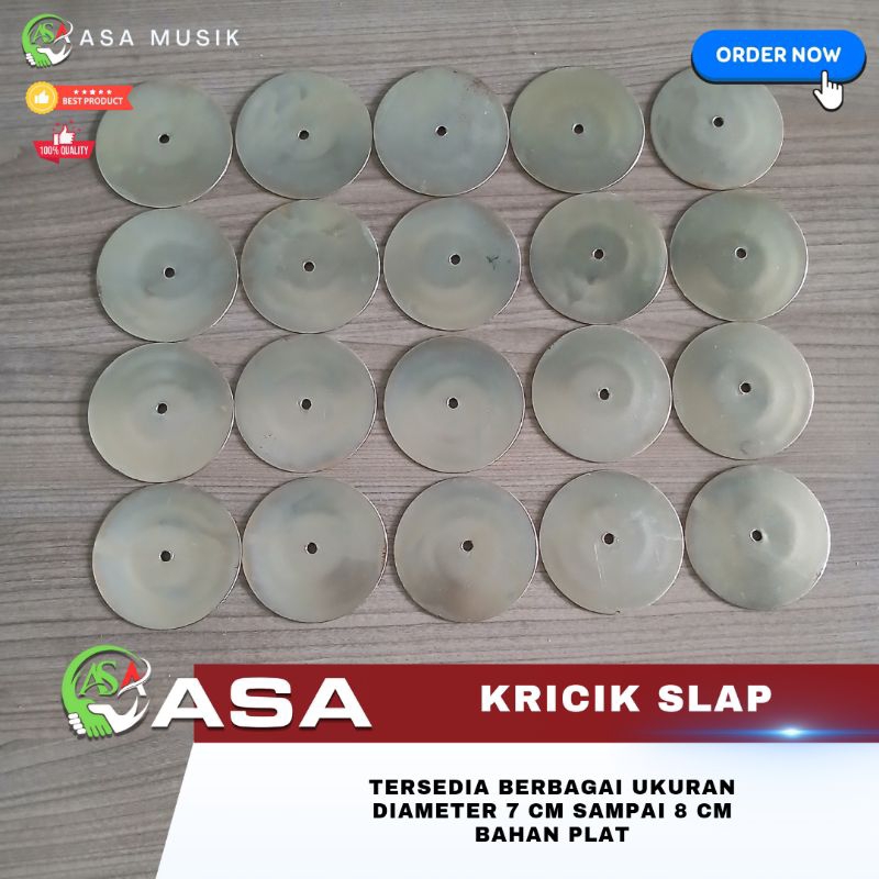 Jual Kricik kecrek Slap Hadroh Rebana 7 cm dan 8 cm | Shopee Indonesia