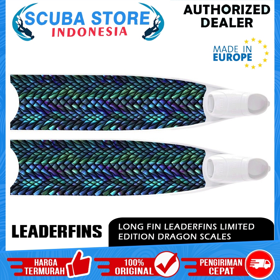 Jual Long Fin Leaderfins Limited Edition Dragon Scales Pure Carbon ...