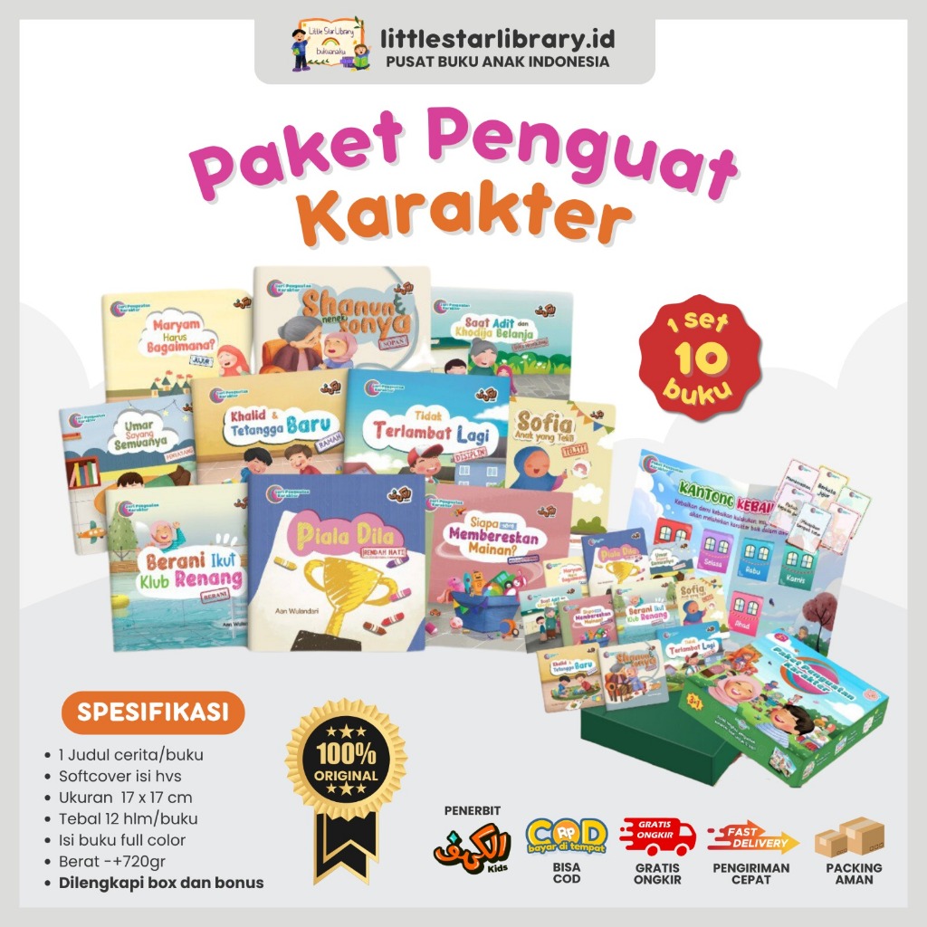 Jual bukuanaku.id x al-kahfi - Paket Penguatan Karakter (Al Kahfi Kids) | Shopee Indonesia