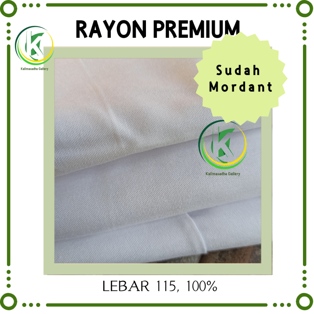 Jual KAIN RAYON MORDAN KAIN SERAT ALAM PUTIH POLOS | Shopee Indonesia