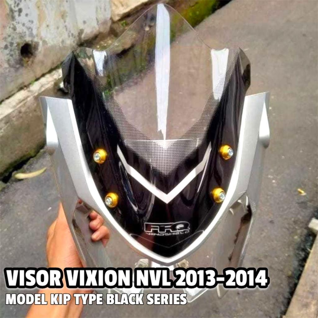 Jual VISOR VIXION NVL 2013-2014 MODEL KIP TYPE BLACK SERIES BAHAN FULL ...