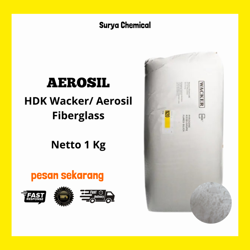 Jual HDK Wacker / Fiberglass / Pengental Resin 250 GR | Shopee Indonesia