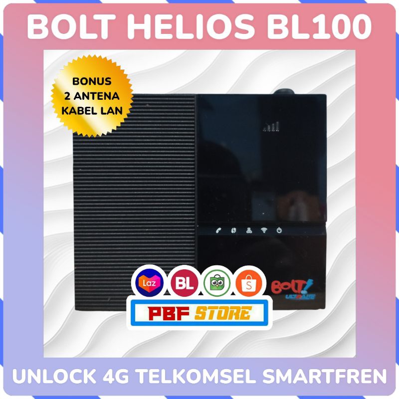 Jual WiFi Home Router 4G Bolt BL100 Bolt Helios Unlock Bekas Normal ...