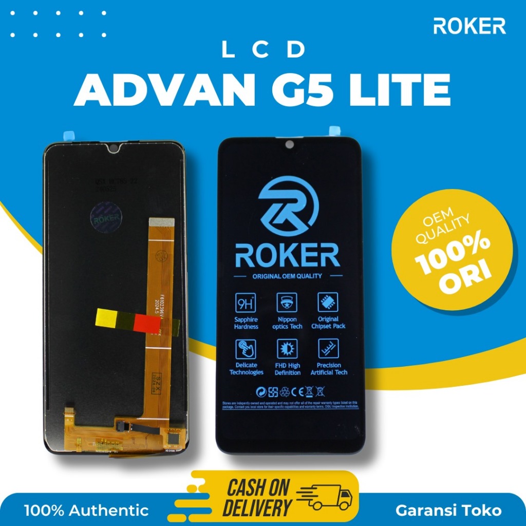 Jual ROKER LCD TOUCHSCREEN ADVAN G5 LITE TS FULLSET BY ROKER | Shopee ...