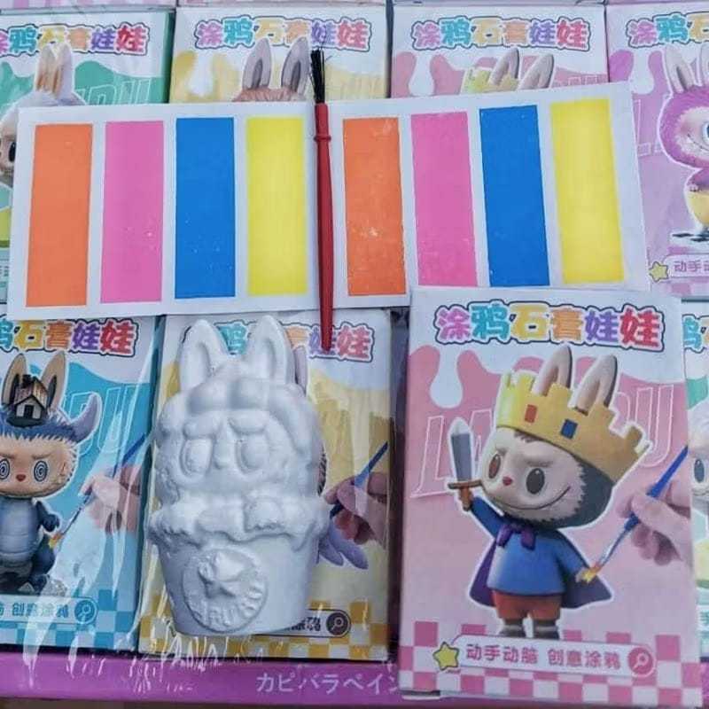 Jual Gipsum Mewarnai Labubu Sanrio Kartun Mix Gypsum Edukasi / Mainan ...