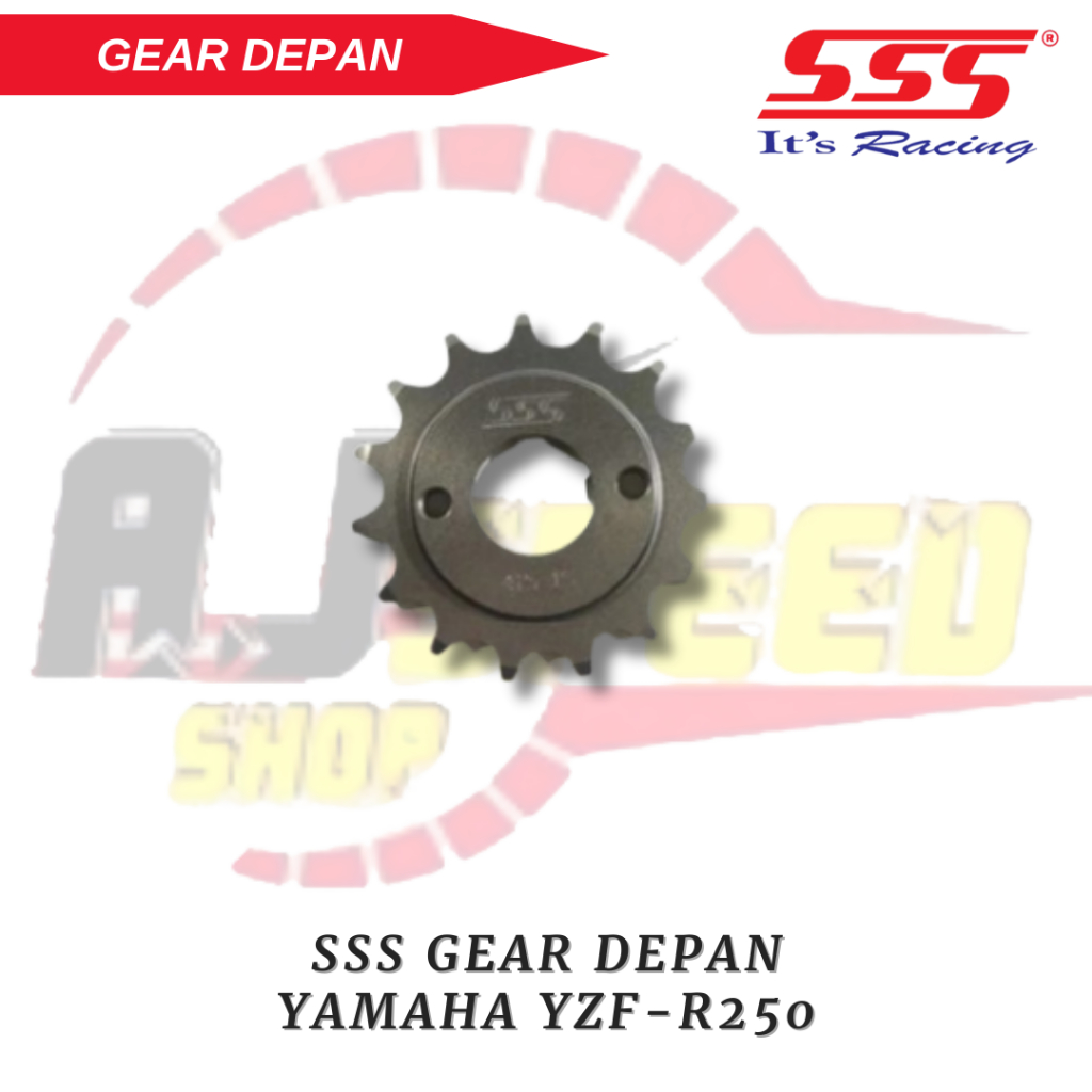 Jual SSS Racing Gear Gir Depan Chrome Yamaha YZF R25 R250 MT25 Tebal ...