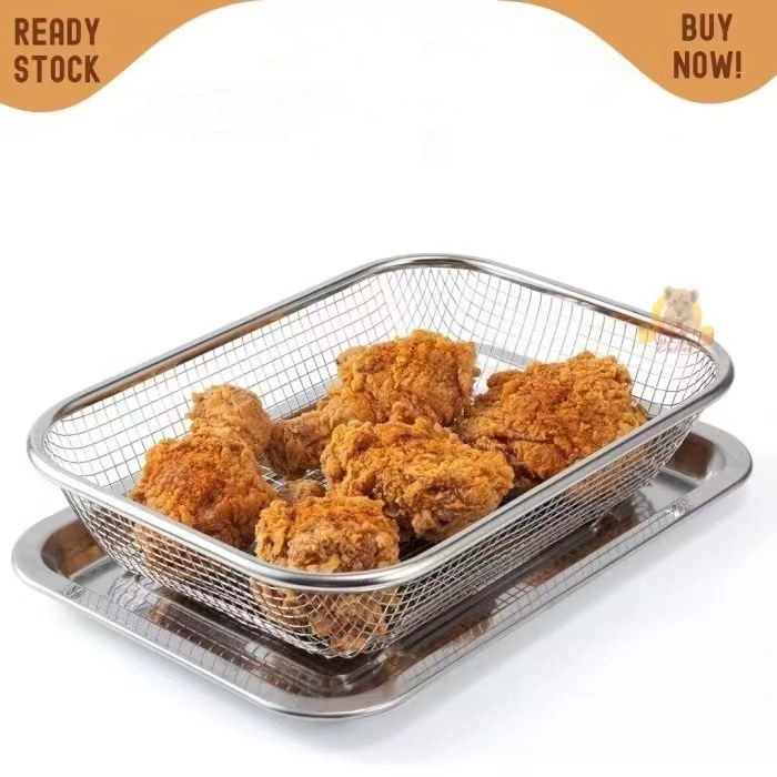 Jual Saringan Nampan Stainless / Tirisan Minyak/ Food Drying Tray ...