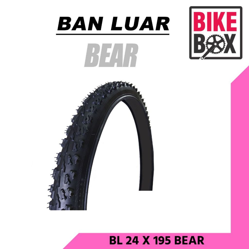Jual BEAR BAN LUAR SEPEDA BL 24 x 2.125 BEAR SEPEDA CTB/MTB | Shopee ...