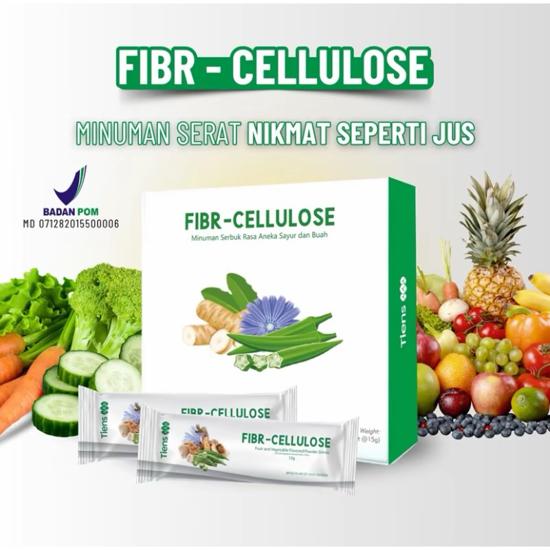 Jual Tiens Fibr-Cellulose Fiber Drink Minuman Serat untuk Diet Sehat ...