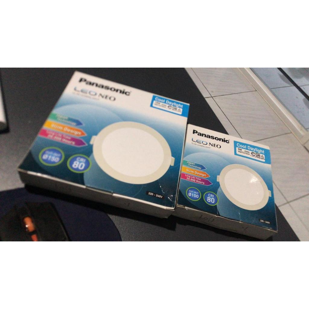 Jual LED SLIM DOWNLIGHT PANEL BULAT PANASONIC NEO 6WATT / 9 WATT / 18 WATT | Shopee Indonesia