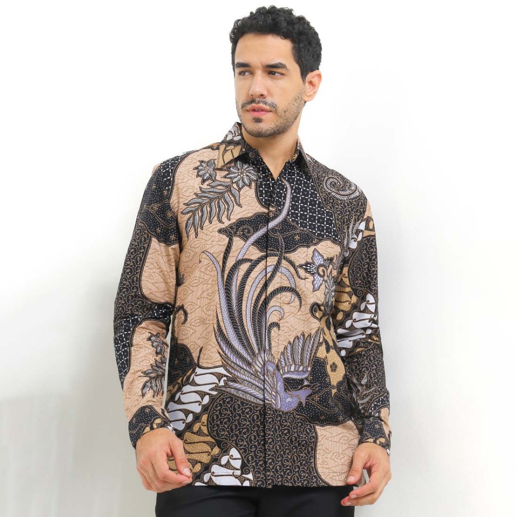 Jual Rianty Batik Premium Pria Kemeja Panjang Mahalino Mahalini ...