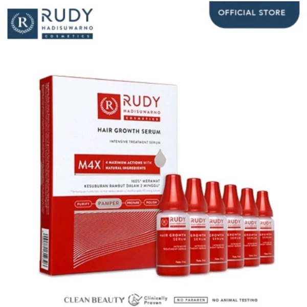 Jual Rudy Hadisuwarno Hair Growth Serum 6x9ml | Shopee Indonesia