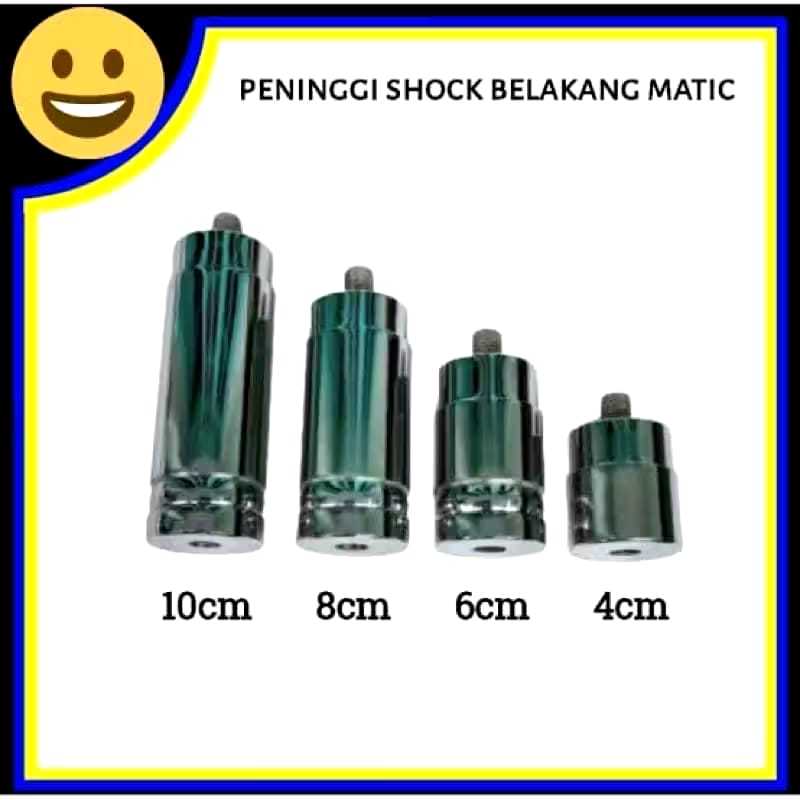 Jual PENINGGI SHOCK SHOK BELAKANG BESI MATIC BULAT MIO BEAT VARIO NMAX ...