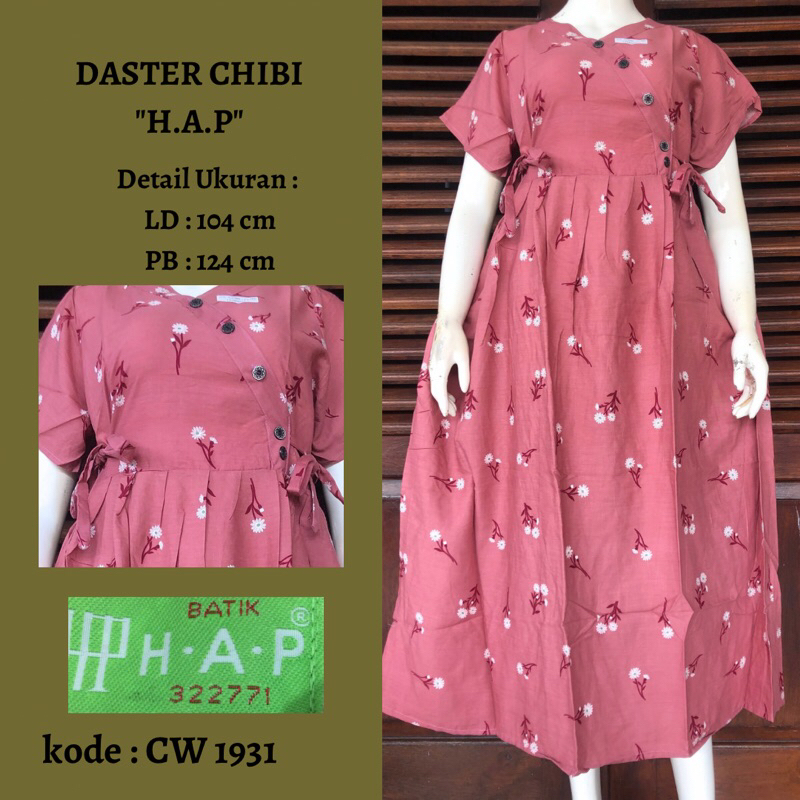 Jual DASTER CHIBI KIMONO LENGAN PENDEK BUMIL BUSUI BY BATIK HAP ...