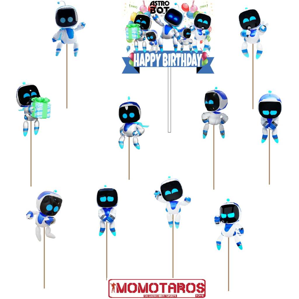 Jual Topper Cake Astro Bot Game | Shopee Indonesia