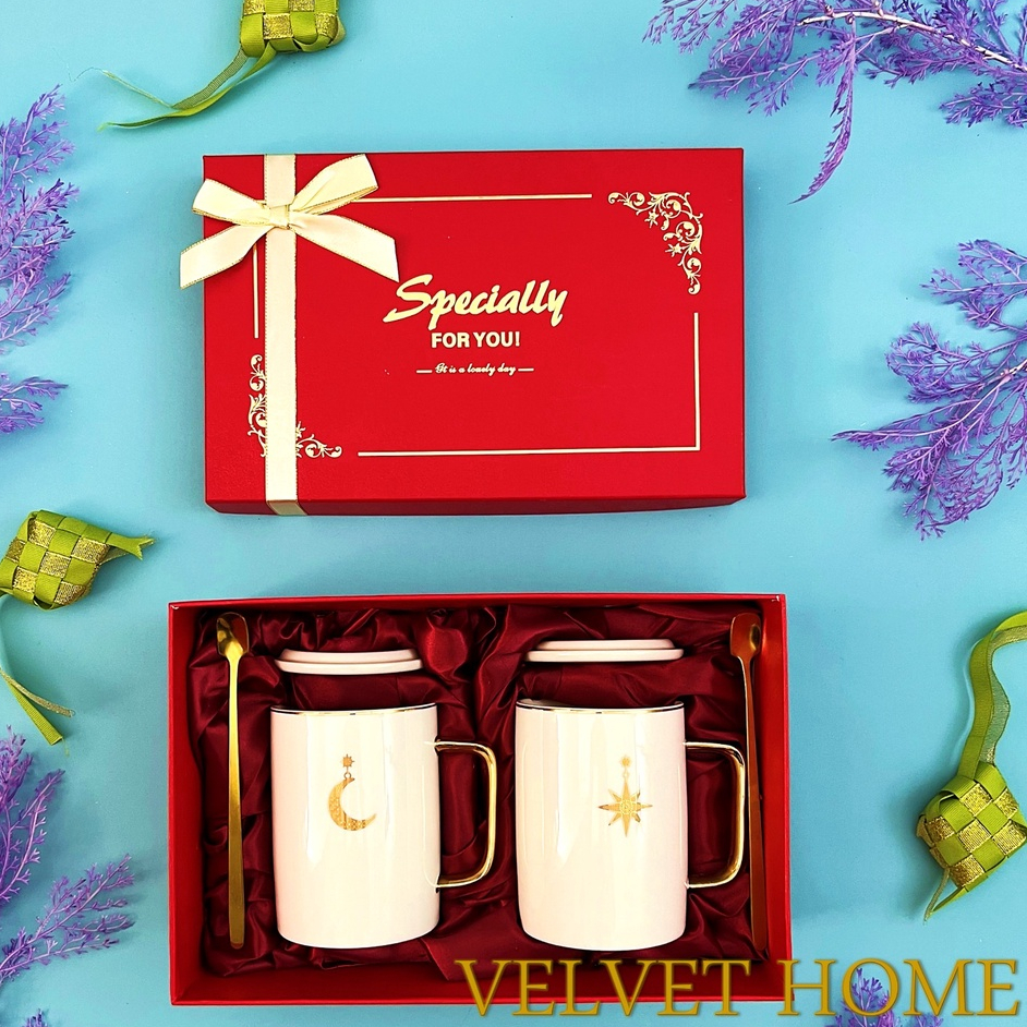 Jual White EID Double Mug Putih Set Hampers Lebaran Hari Raya Idul ...