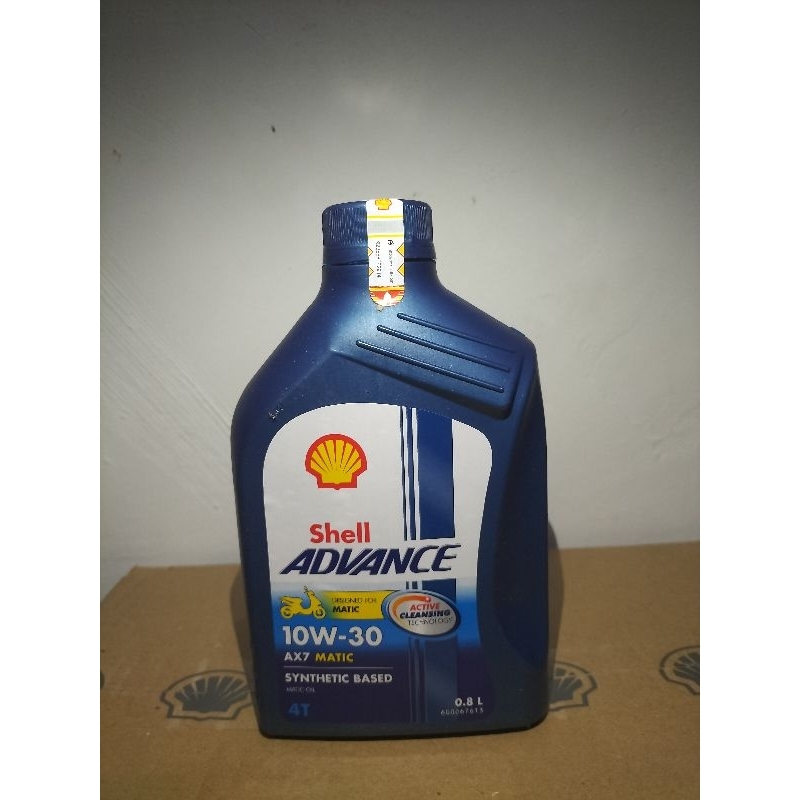 Jual Oli Shell Advance 10W-30 A7X Matic 0.8L ORIGINAL | Shopee Indonesia