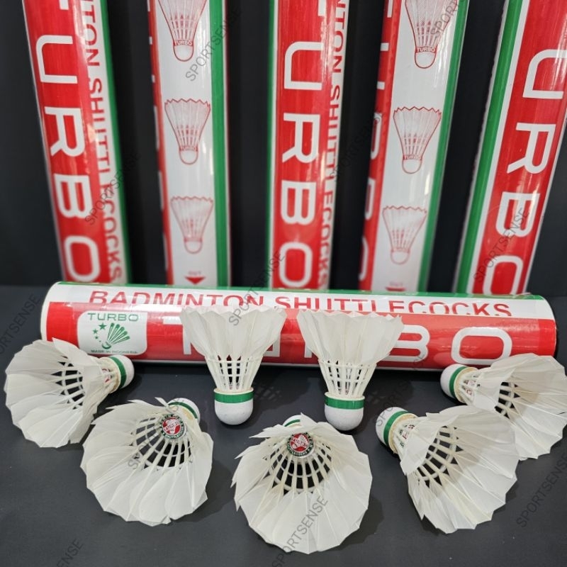 Jual Shuttlecock Bola Badminton Cock Turbo Merah Original Awet Stabil ...