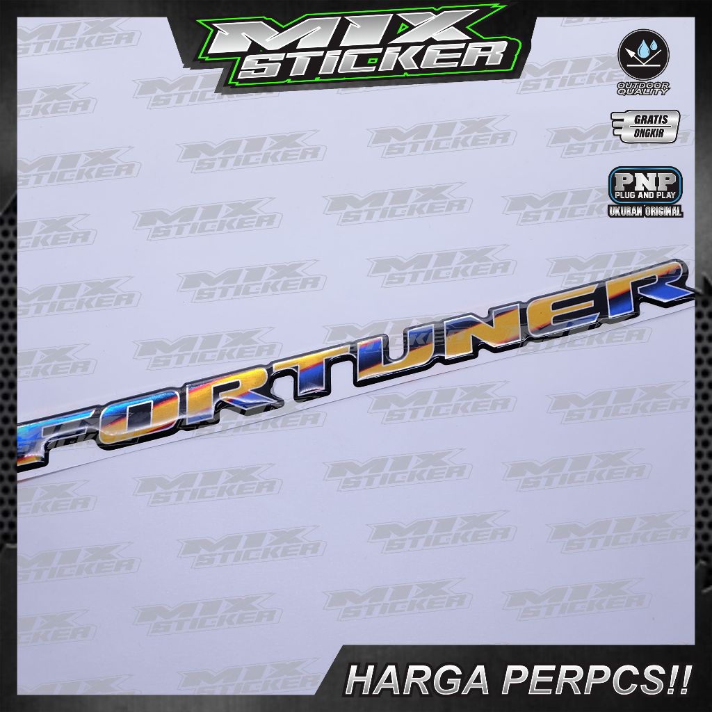 Jual Emblem toyota fortuner / emblem timbul toyota fortuner / emblem ...