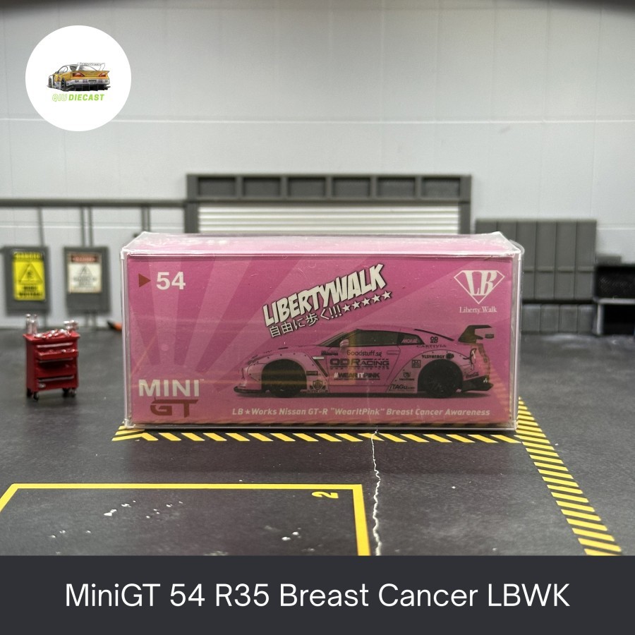 Jual Mini GT 54 R35 Breast Cancer Pink LBWK - not PGM inno Tarmac ...